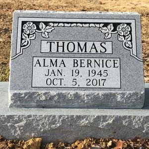 Single Grey Granite Slant Headstone with vase and coping - PGH - 90 ...