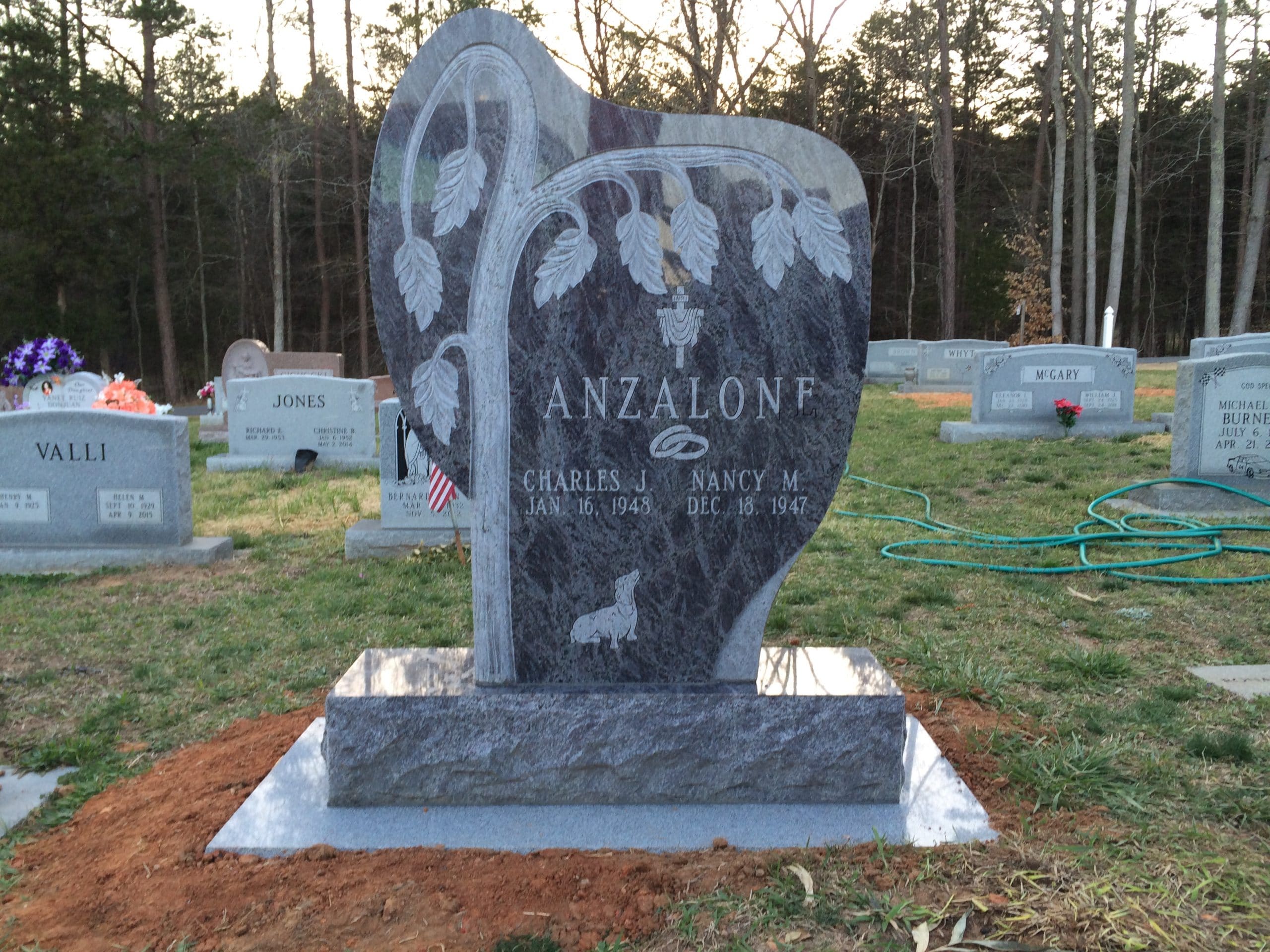 Custom Headstones - East Coast Memorials