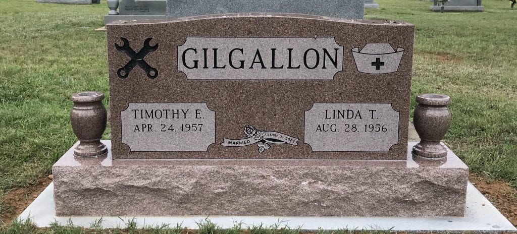 Double Companion Upright Granite Headstones Archives - East Coast Memorials