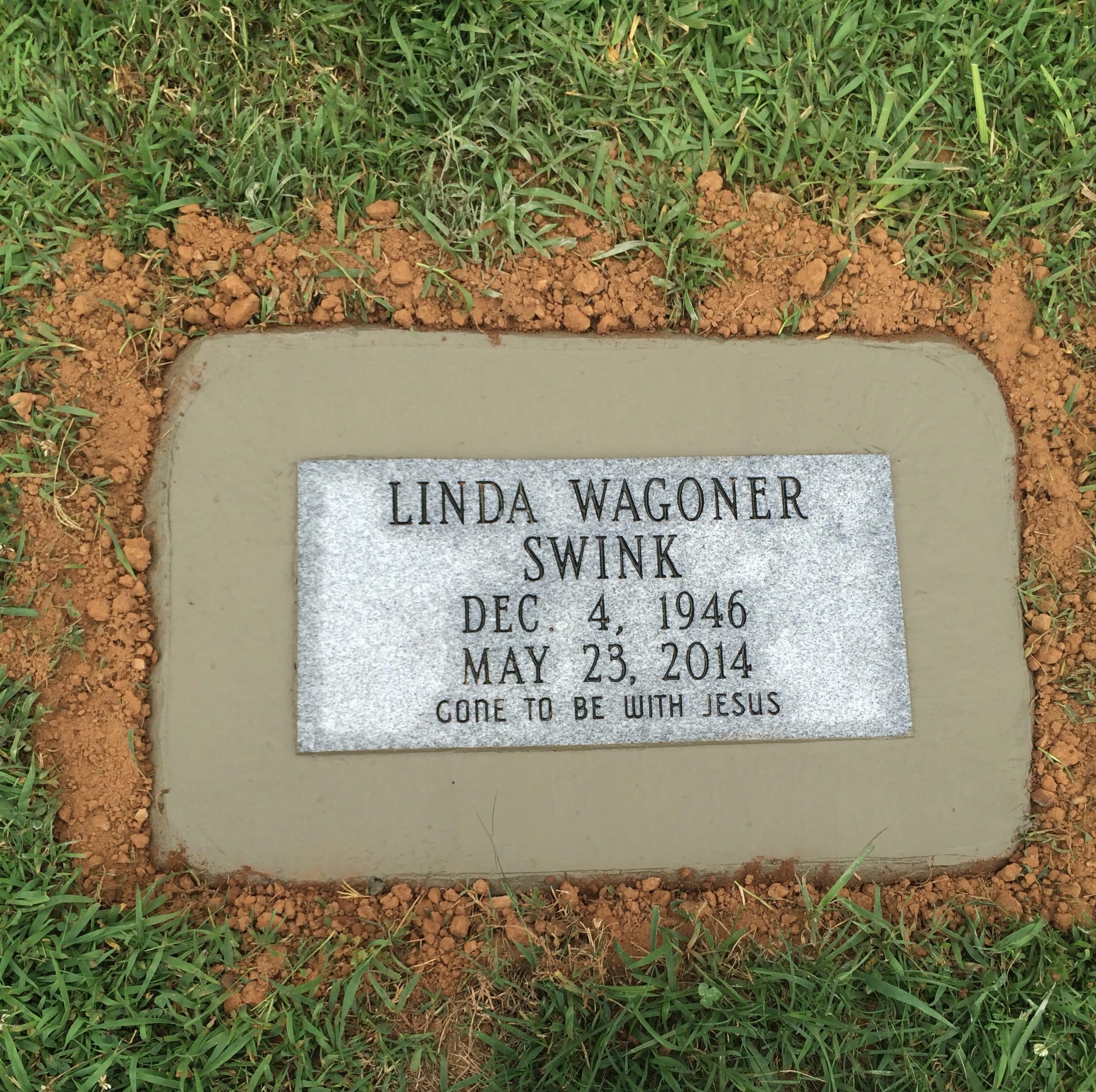 Single Flat Grey Granite Marker - SFGM 400 - East Coast Memorials